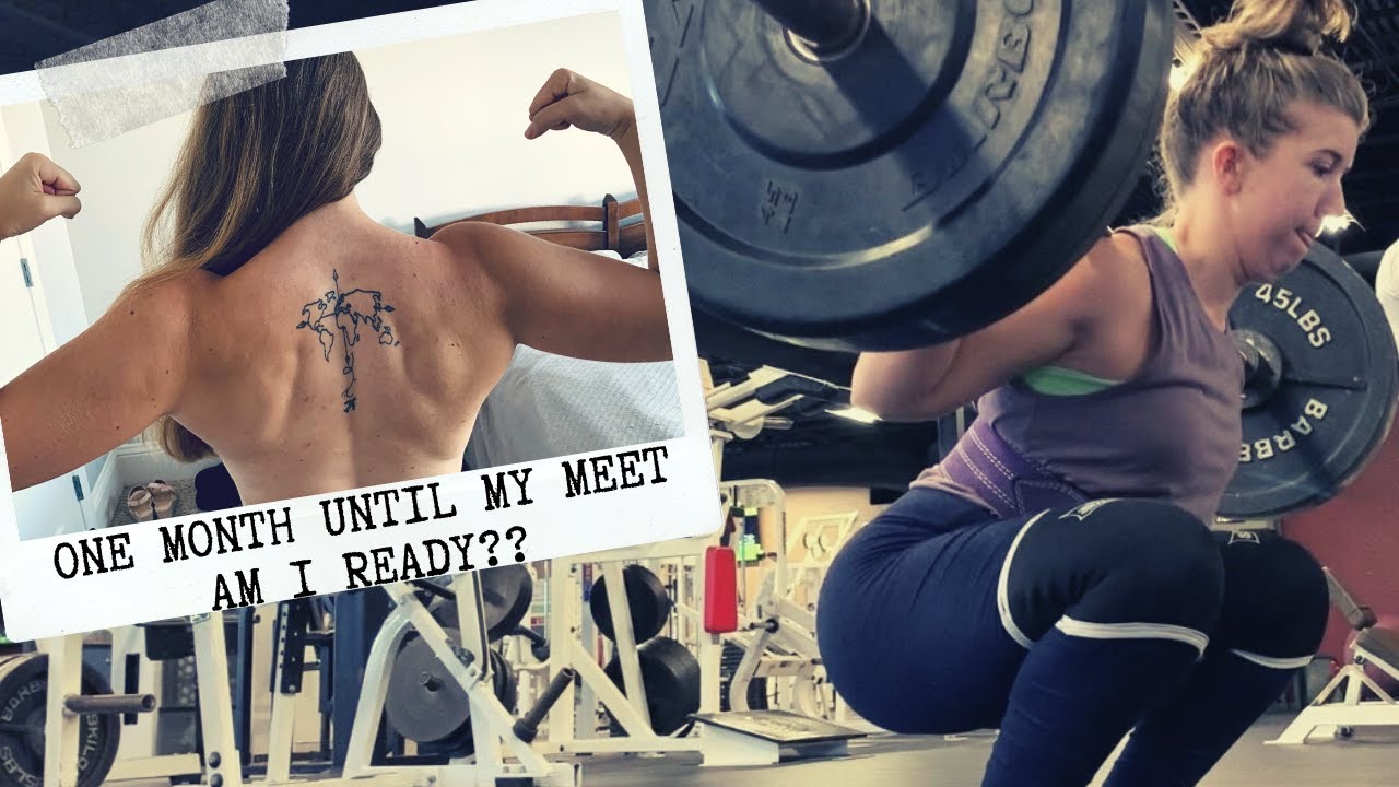 FIRST POWERLIFTING MEET PREP: Typical SBD Training Day && When Are You ...