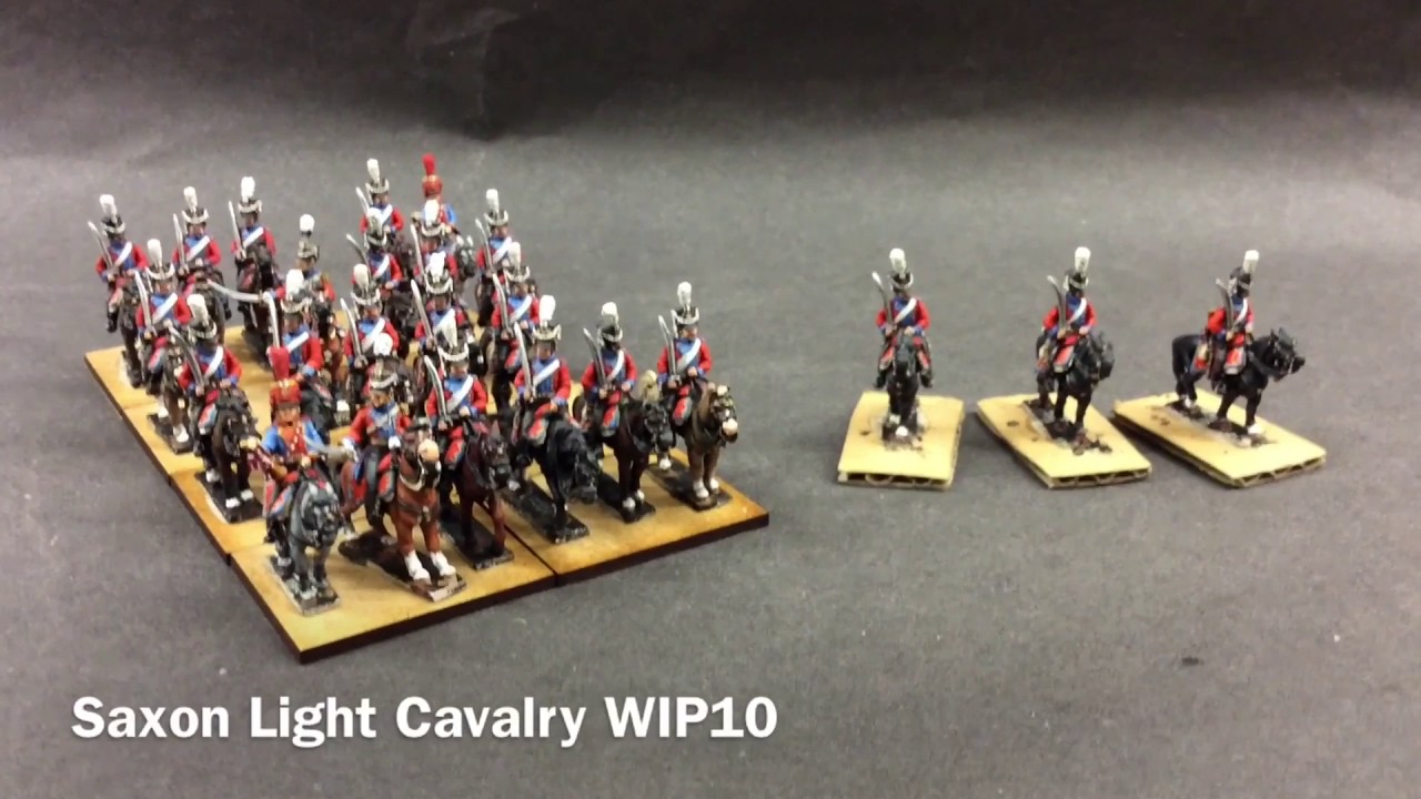 Saxon Light Cavalry WIP10 - YouTube