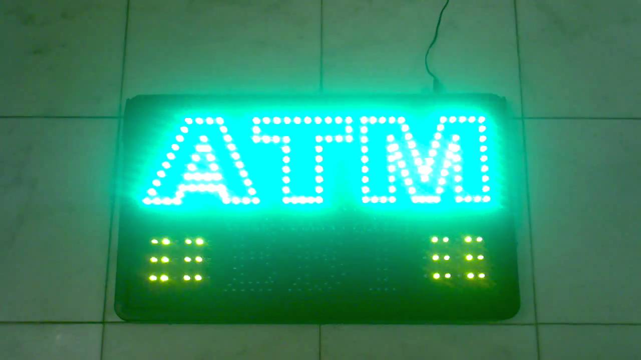 ATM & EBT LED SIGN - SUPER BRIGHT #1 SELLER - YouTube