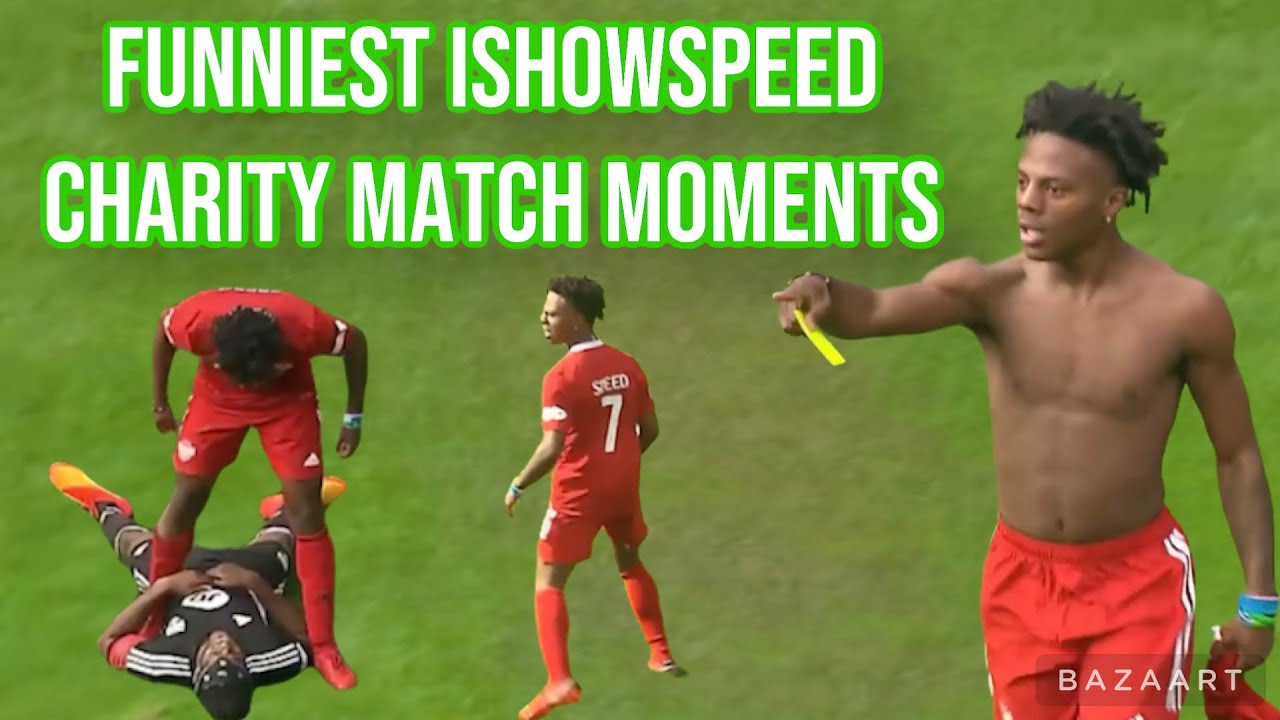 ISHOWSPEED BEST MOMENTS | Sidemen Charity Match Highlights - YouTube
