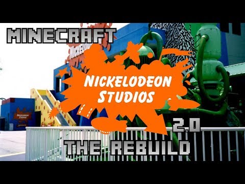 Minecraft Nickelodeon Studios 2.0 Live Stream Day 1 - YouTube