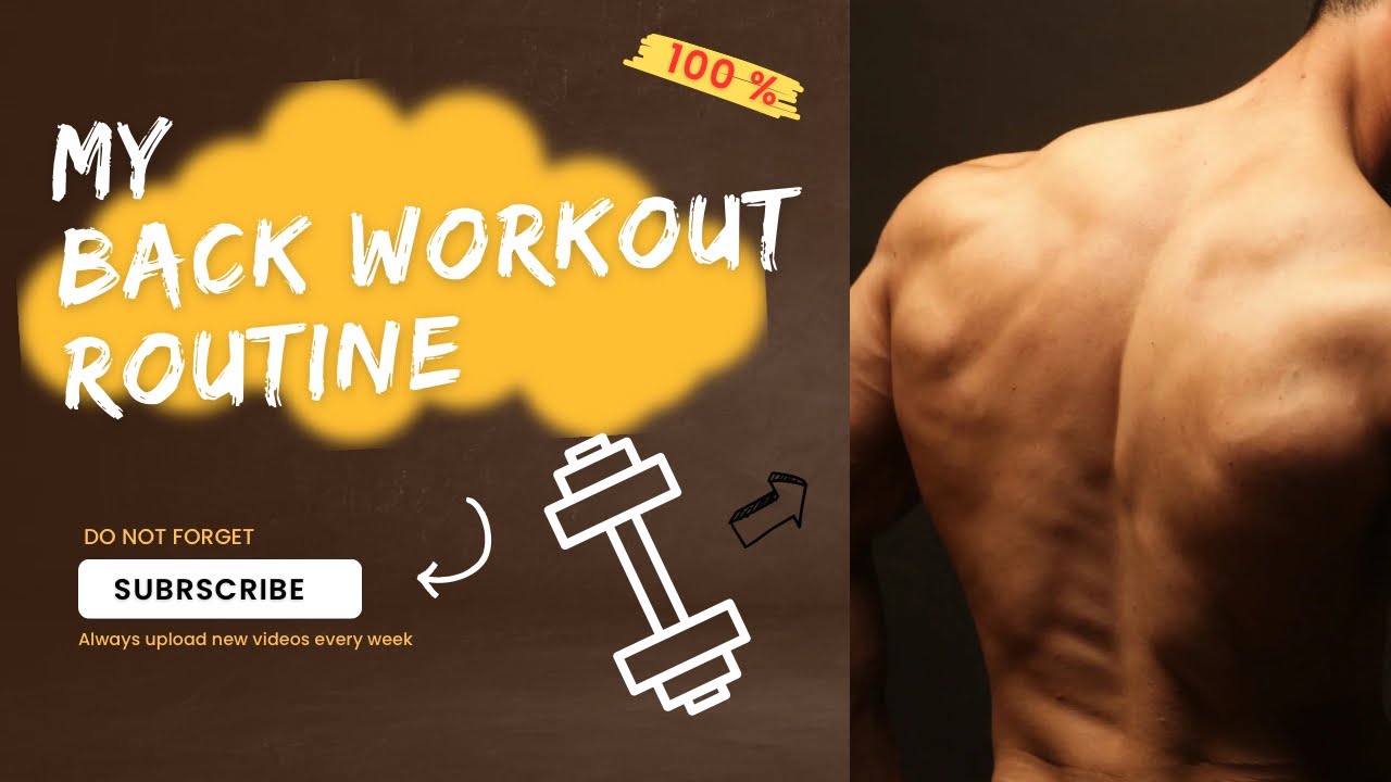 Grow your back : Best exercise for muscle growth (Back to routine ...