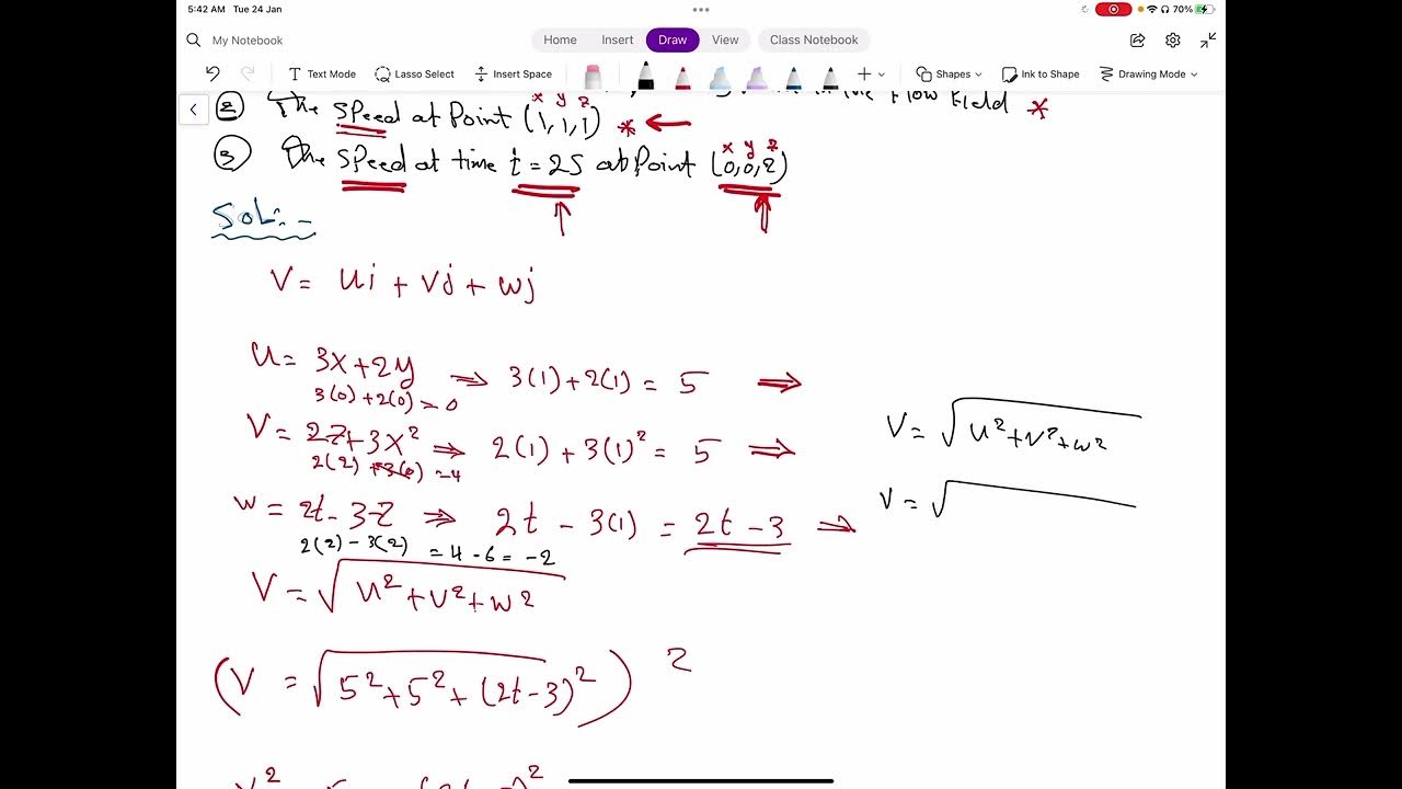 Fluid kinematic part 2 - YouTube