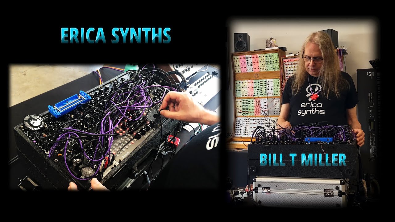Erica Synths Modular Blast with Bill T Miller @ SynthCube - Boston Synth Meet-Up ! - YouTube
