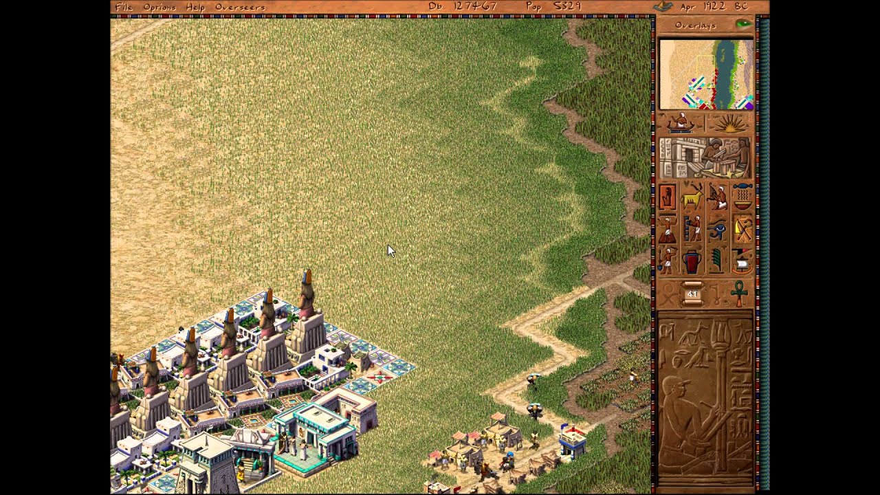 Pharaoh Walkthrough: Mission 18 - Menat Khufu (Beni Hassan) [2/2] - YouTube