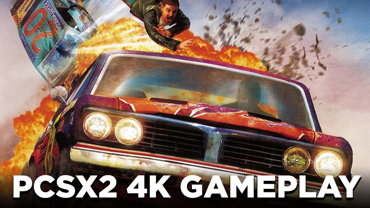 FlatOut 4K UHD GAMEPLAY PCSX2 PS2 EMULATOR - YouTube