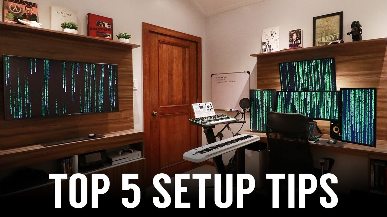 IMPROVE YOUR SETUP: Top 5 Gaming Desk Setup Tips 2017 - YouTube