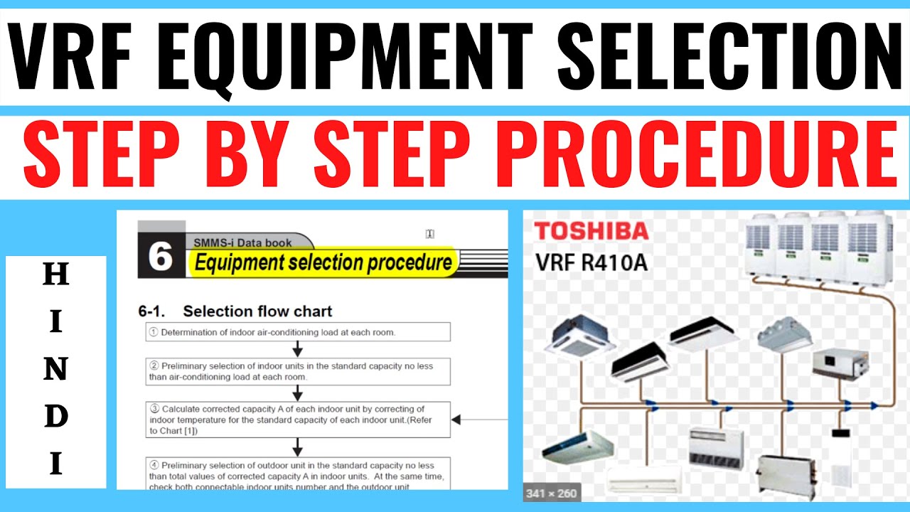 How To Select VRF Equipment, VRF Equipment Selection Procedure In Hindi ...