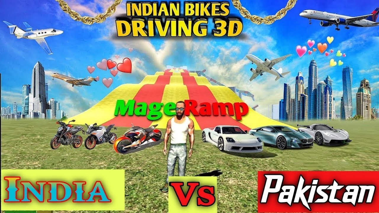 Indian Bike Driving 3D New Update Mega Ramp // Indian Bike Driving 3D ...