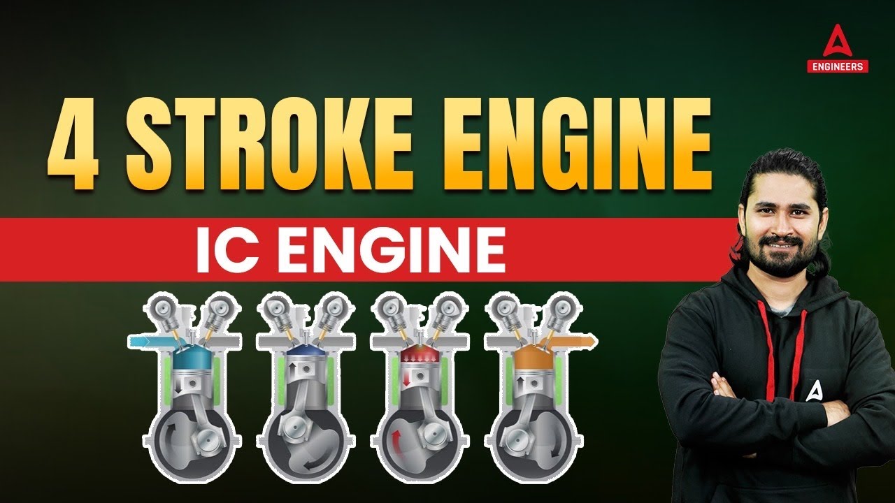 Working Of 4 Stroke Engine | IC Engine | By Shivam Sir - YouTube