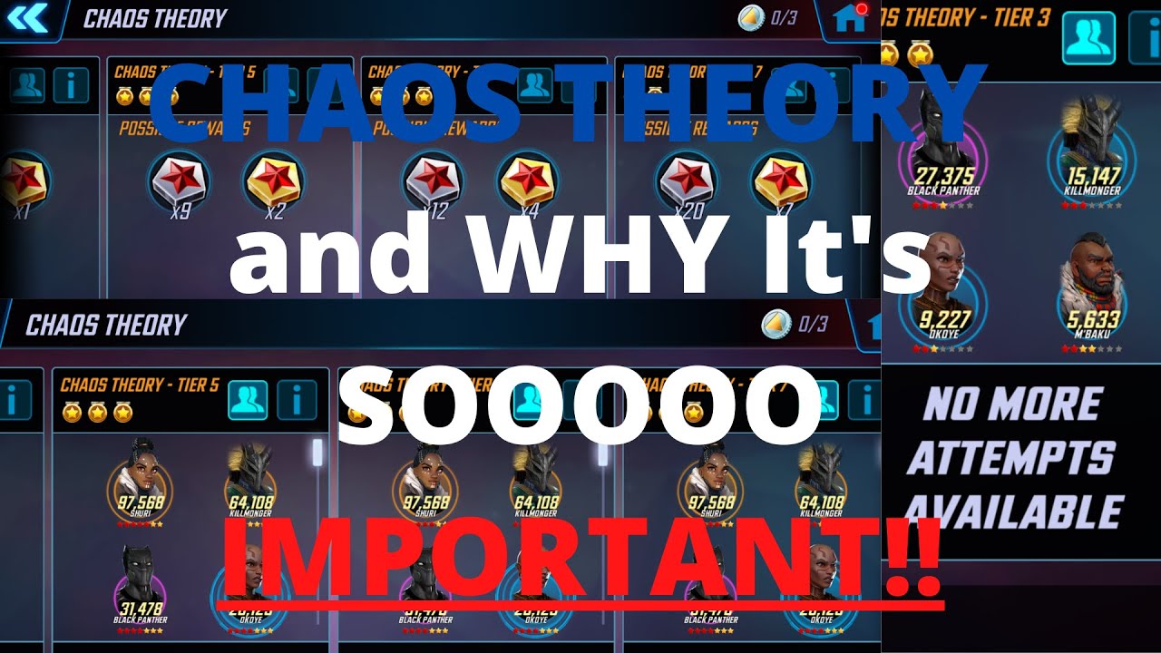 Chaos Theory Tier 1-3 Flash Event Marvel Strike Force! What I used to ...