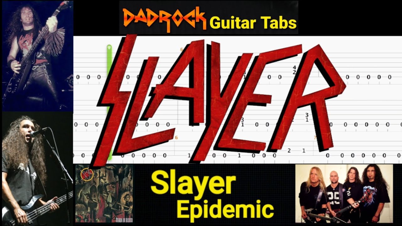 Epidemic - Slayer - Guitar + Bass TABS Lesson - YouTube