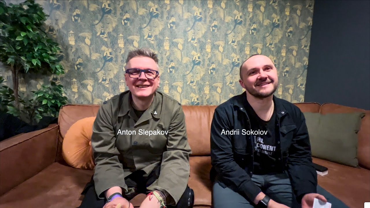 Anton Slepakov en Andrii Sokolov uit Oekraïne geven muzikale concerten ...