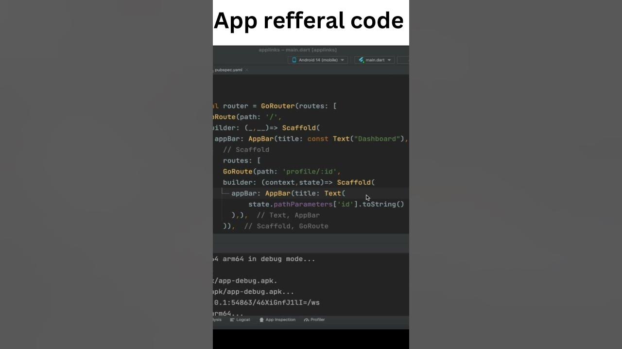 Flutter app referral implementation | amplifyabhi #amplifyabhi - YouTube