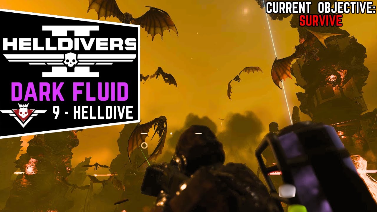 Helldivers 2 - Meridia Dark Fluid Mission! ( LEVEL 9 ) - YouTube