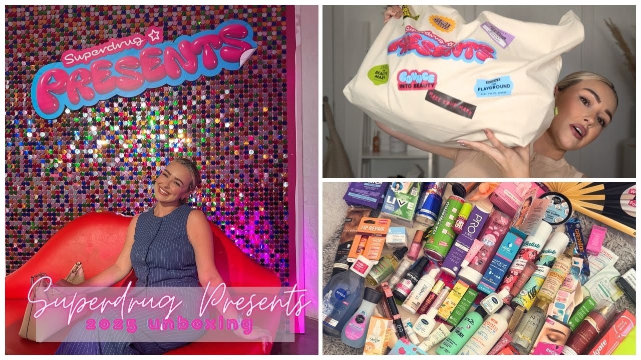 Superdrug Presents 2025 goody bag unboxing! - YouTube