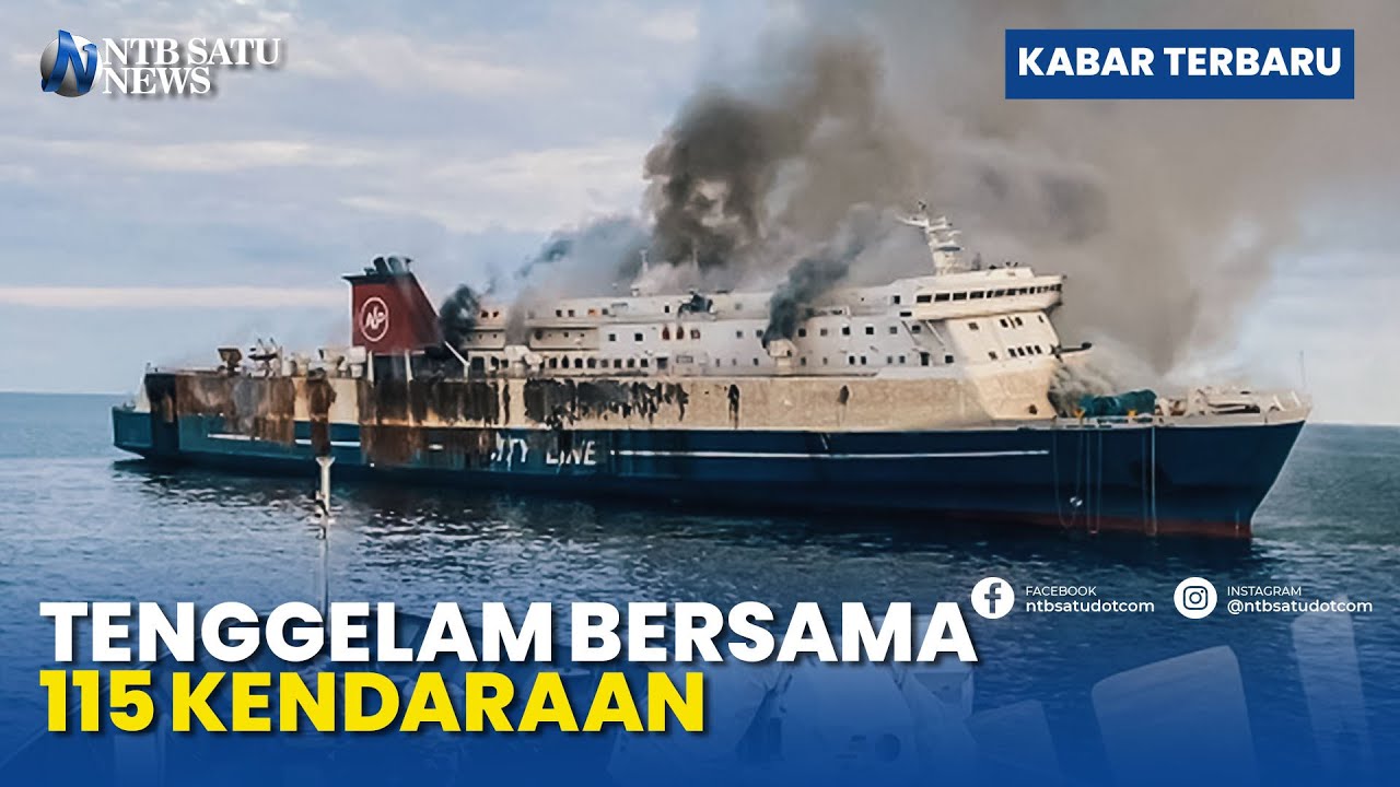 KM Mutiara Timur 1 Terseret dan Tenggelam di Selat Lombok - YouTube