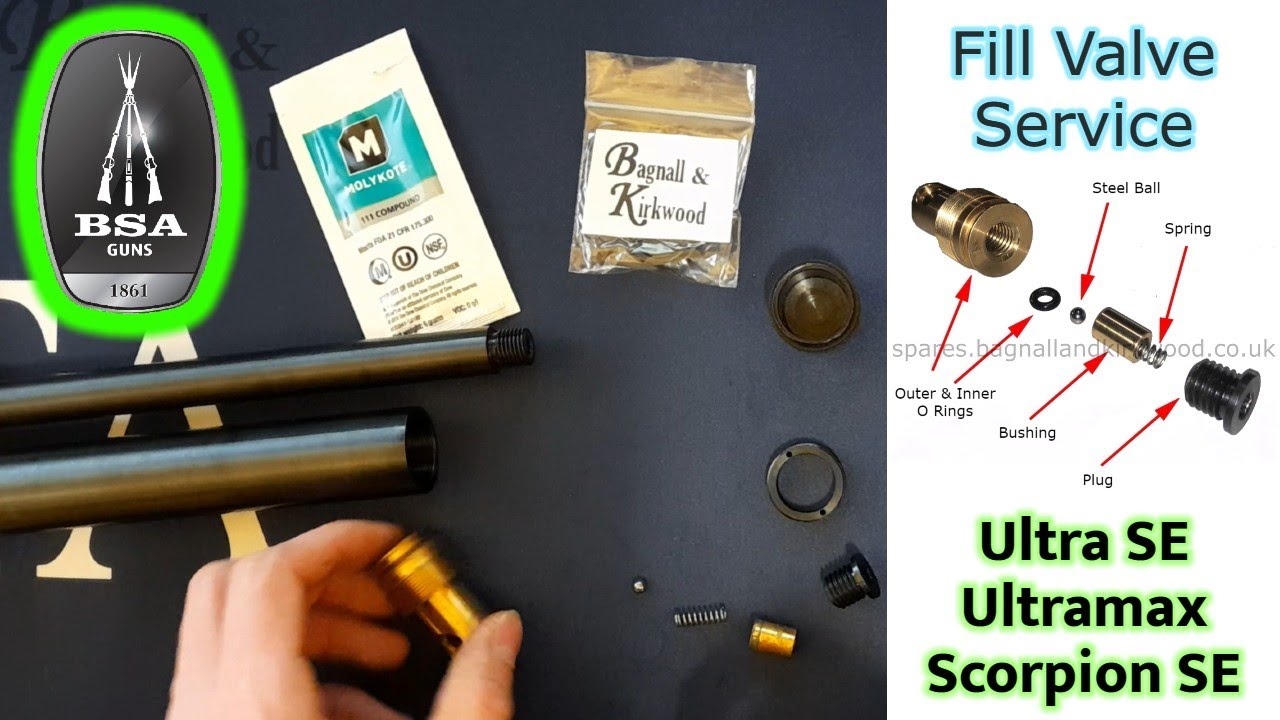 BSA Ultra SE, Ultramax & Scorpion SE Leaking Fill Valve Service - YouTube