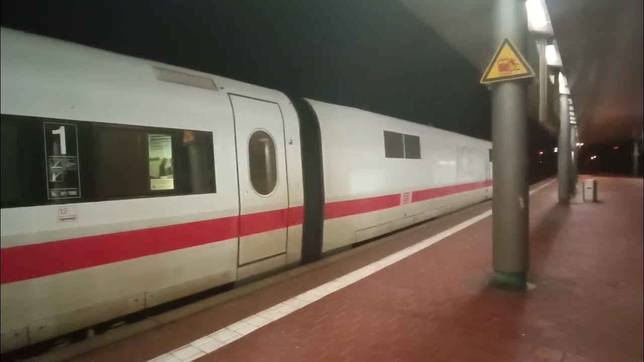 Abfahrt ICE 1 Kassel-Wilhelmshöhe - YouTube