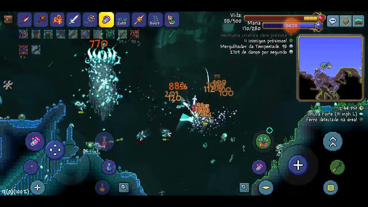 Terraria - Vortex Pillar Weakness - YouTube