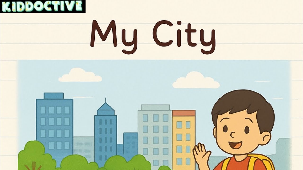 My City – Simple Lines for Kids | Learn About My City In English - YouTube