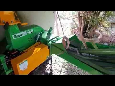 Ensiladeira Trapp ES-650 com Motor Vonder 13hp a Diesel - YouTube