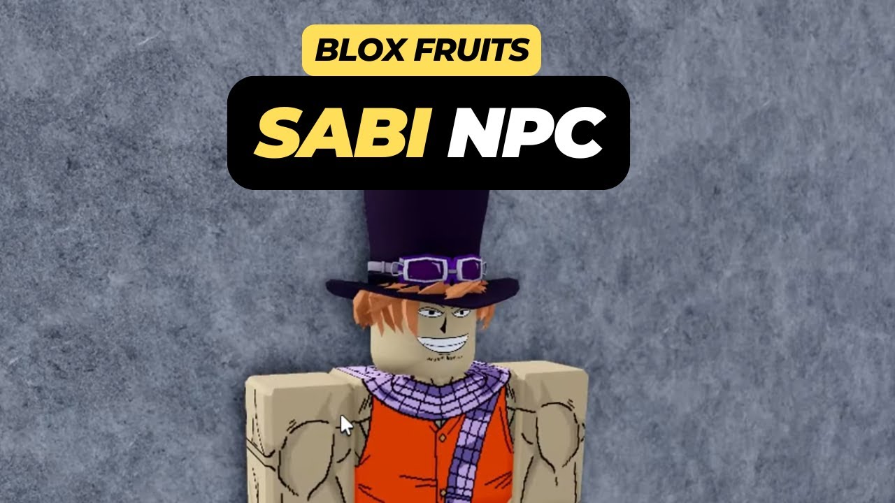 Where to Find Sabi (Location) - Blox Fruits - YouTube