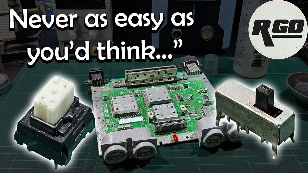 A SIMPLE N64 Power/Reset Button Replacement /s - YouTube