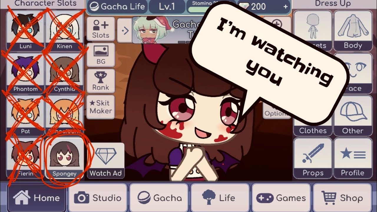 Scary Gacha life glitch // IM SCARED - YouTube