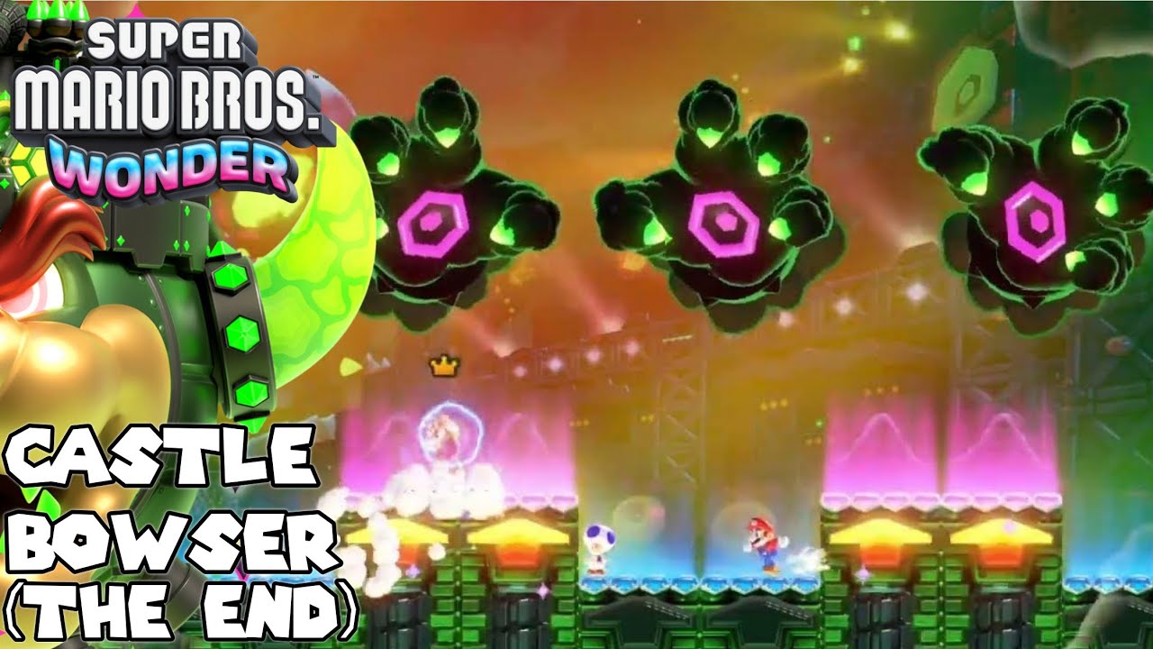 Super Mario Bros. Wonder | Castle Bowser (Petal Isles-6) (The End ...