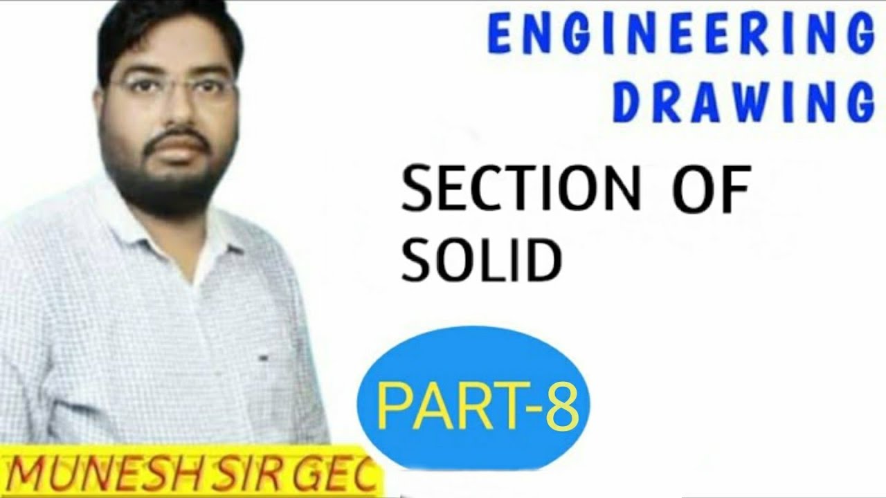 EGD- Section Of Solid | Cone | By Munesh Sir - YouTube