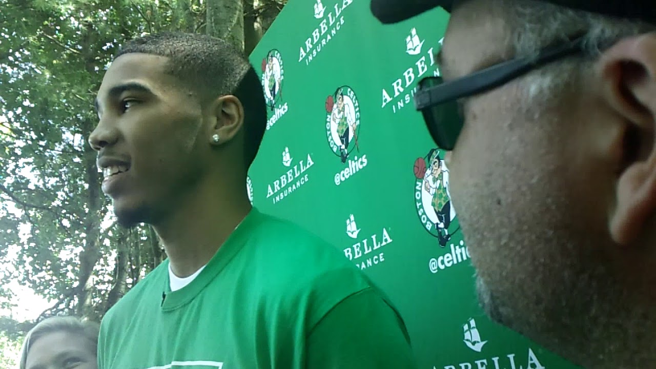 Jayson Tatum talks Kyrie Irving, Isaiah and #Celtics future - YouTube