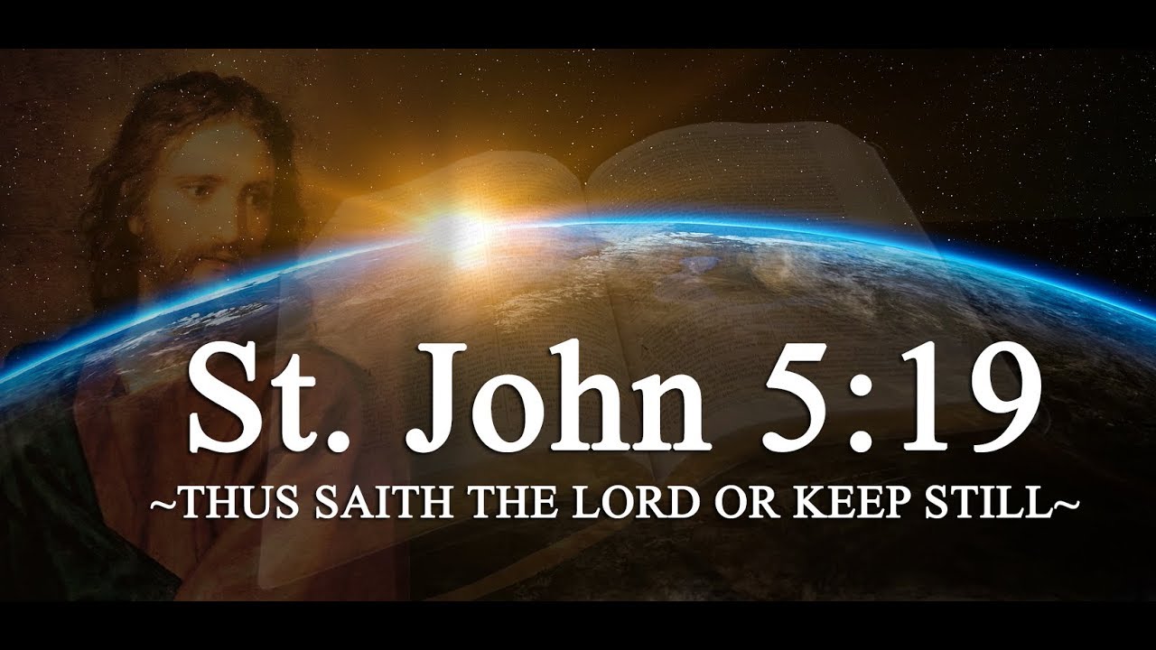 St. John. 5:19 - The Manifestation - YouTube
