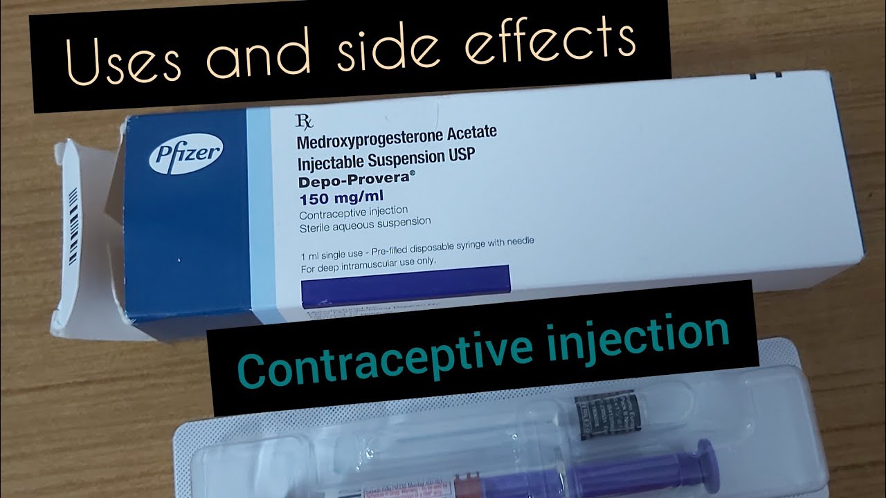 Garbhnirodhak inj// Contraceptive injection //inj. Depo -Provera //uses ...