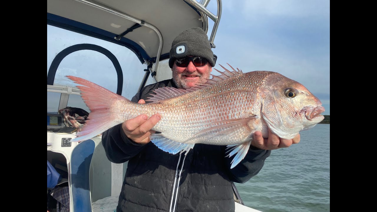 Amazing Westernport winter Snapper fishing! we get our first red of the ...