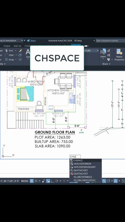 Move Text from Model Space to Layout Using CHSPACE Command in AutoCAD - YouTube