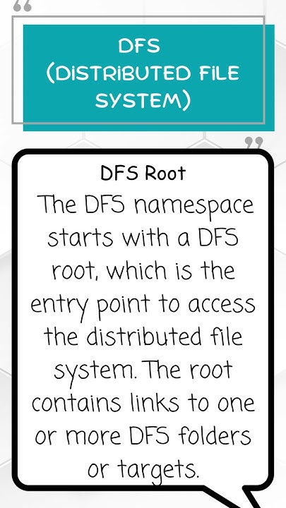 Distributed File System (DFS) in 60 seconds #shorts - YouTube