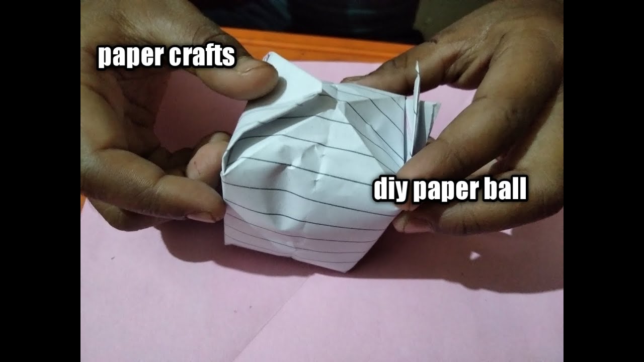 paper ball for kids #diypapercraft - YouTube