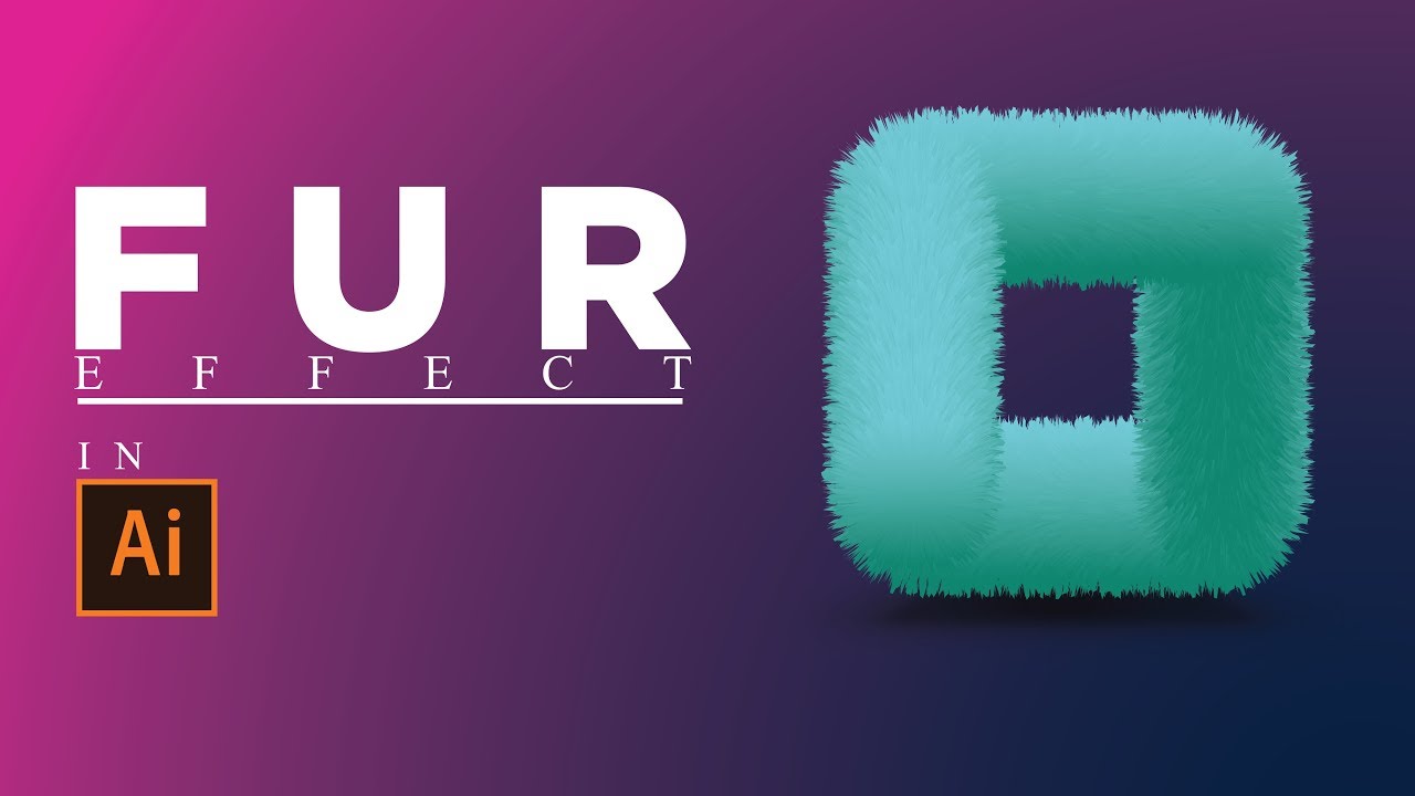 Fur Effect In Adobe Illustrator Designing Artz 1 YouTube Fur Effect In Adobe Illustrator Designing Artz 1 YouTube