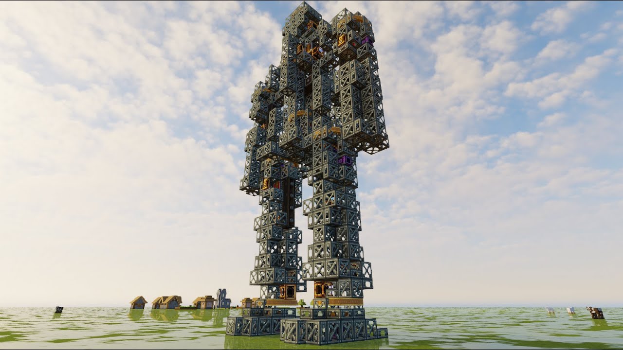 Walking Mech Without Propellers [Minecraft Valkyrien Skies Clockwork ...