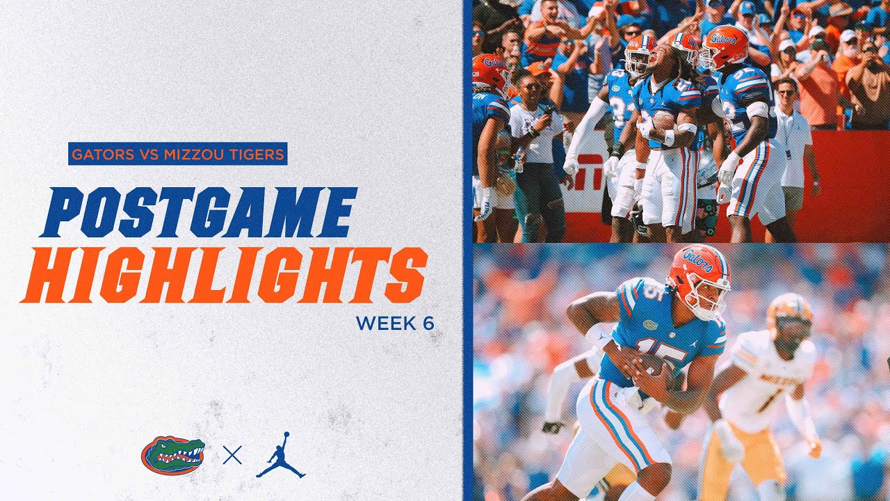 Florida's Win Against Missouri Highlights | Florida Football - YouTube