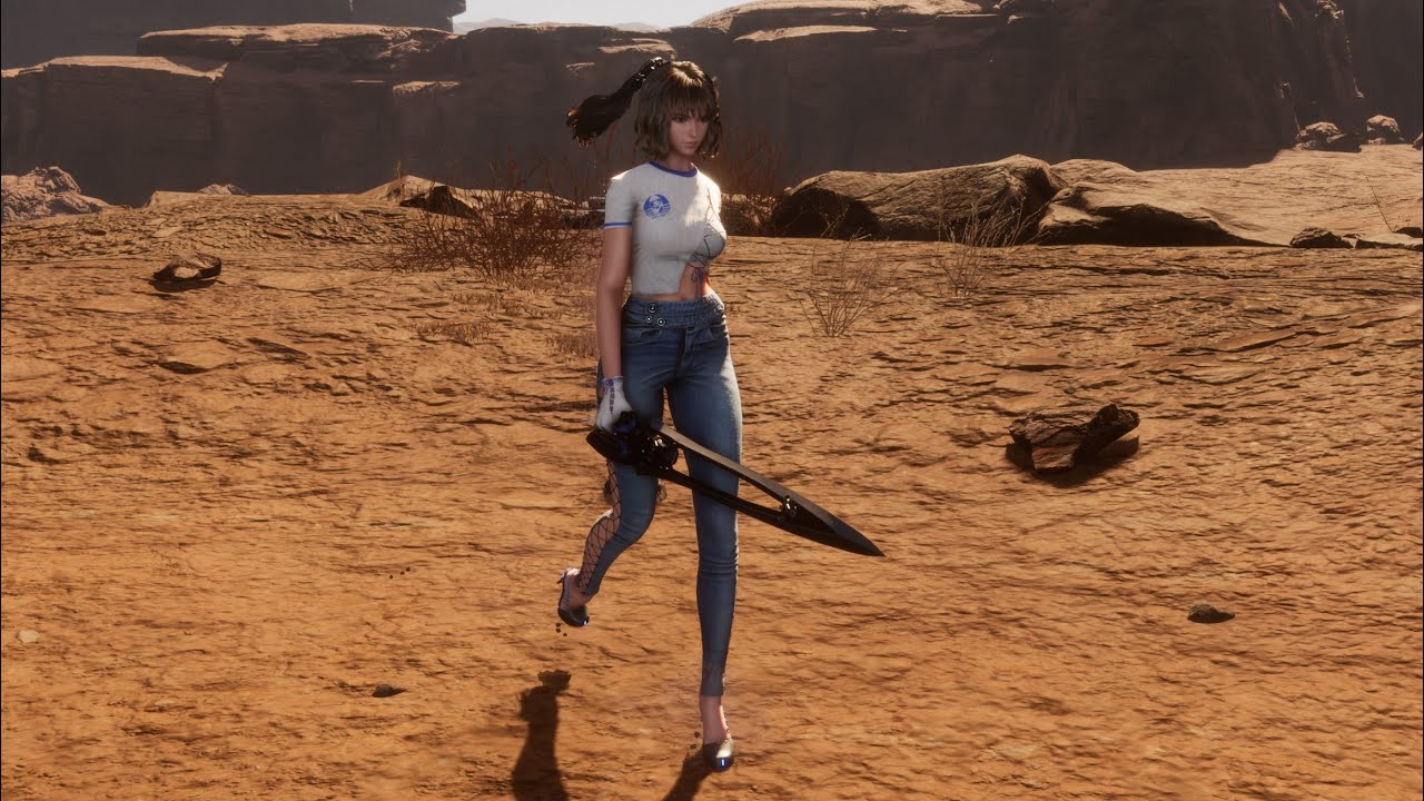 New Stellar Blade Suit From Today’s Update - Four Seconds Destroyed Denim Gameplay - YouTube