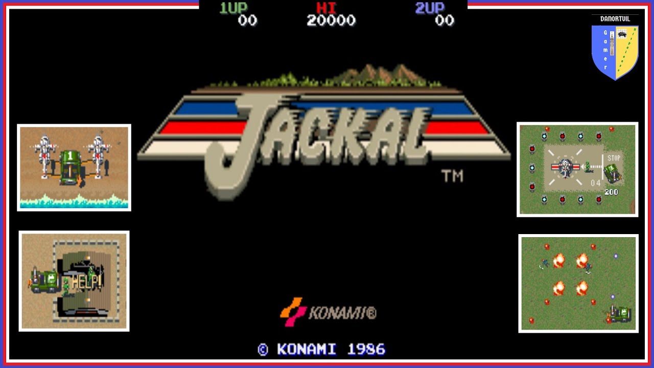 JACKAL (Arcade Konami, 1986, 1CC) - YouTube