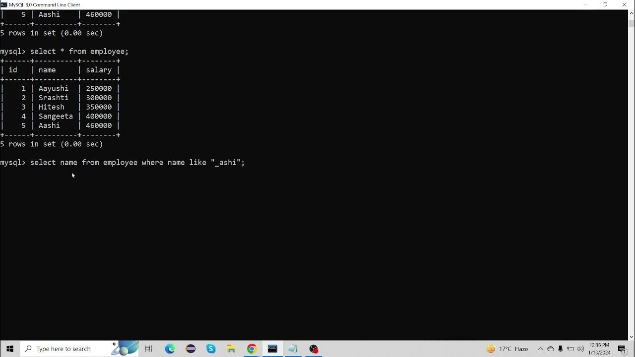Basic MYSQL Tutorial : Part-11 (Like Operator) - YouTube