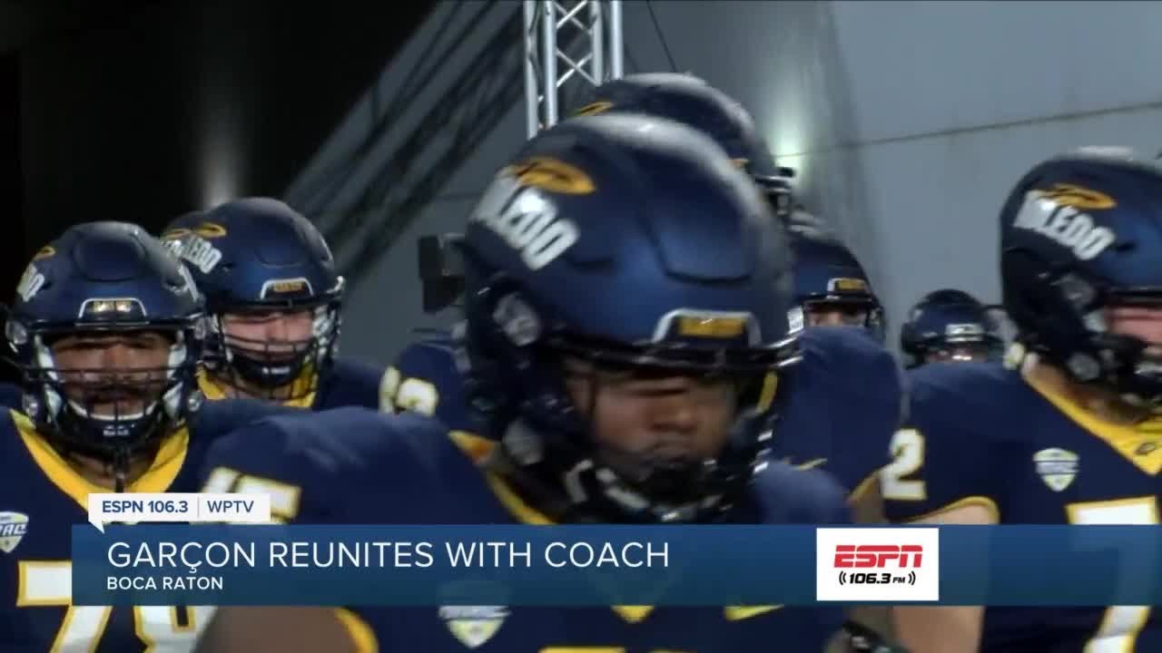 Pierre Garcon reunited with college coach - YouTube