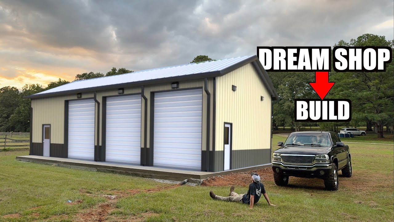 30X50 DREAM SHOP BUILD EPISODE 1 YouTube