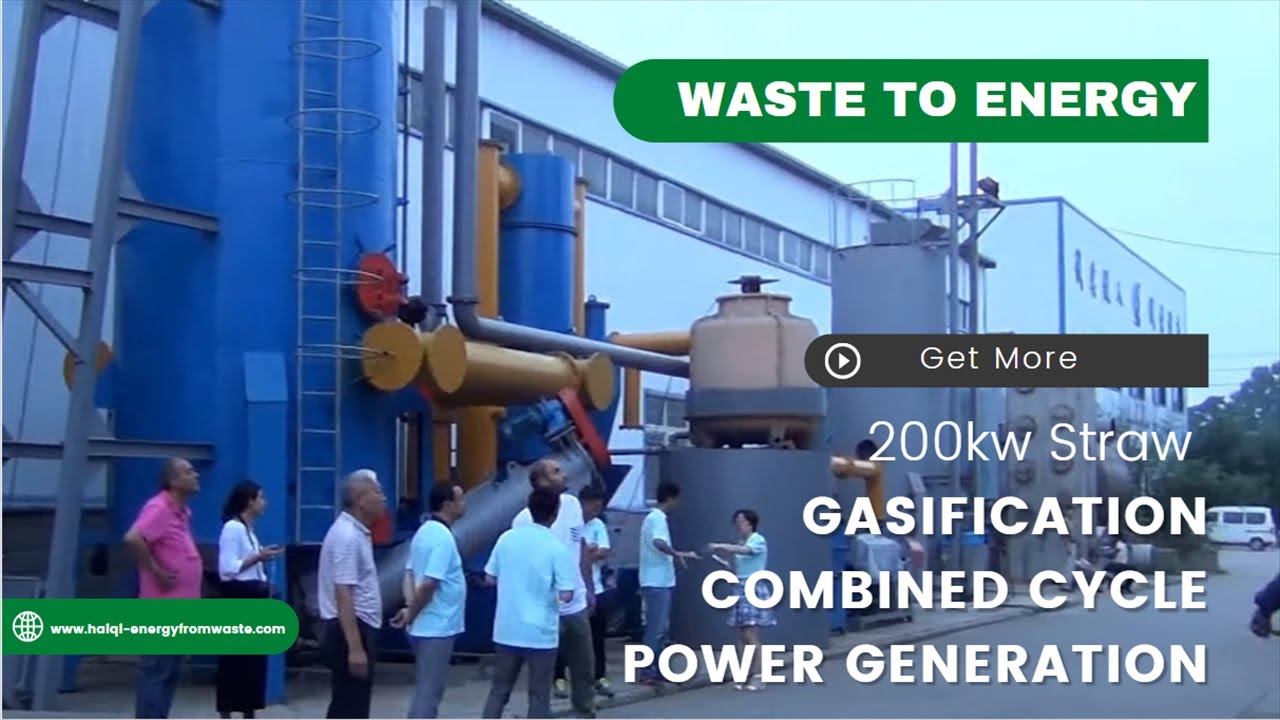 200kw Biological Wheat Straw Gasification Combined Cycle Power ...