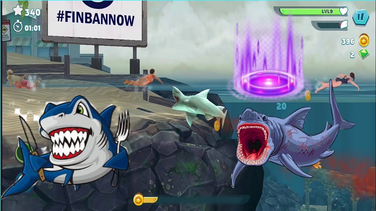 Fish Game video || Shark Fish Game || Biggest Shark Fish ...