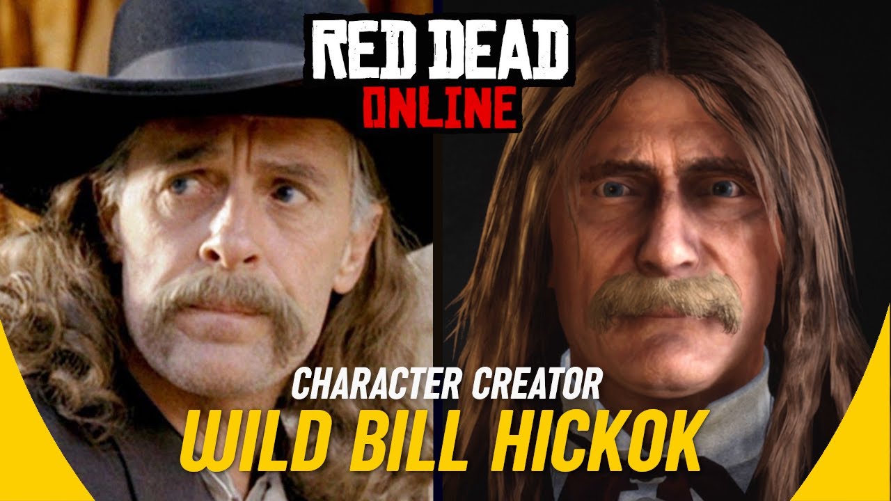 WILD BILL HICKOK: Character Creator (DEADWOOD) Keith Carradine RDR2 ...