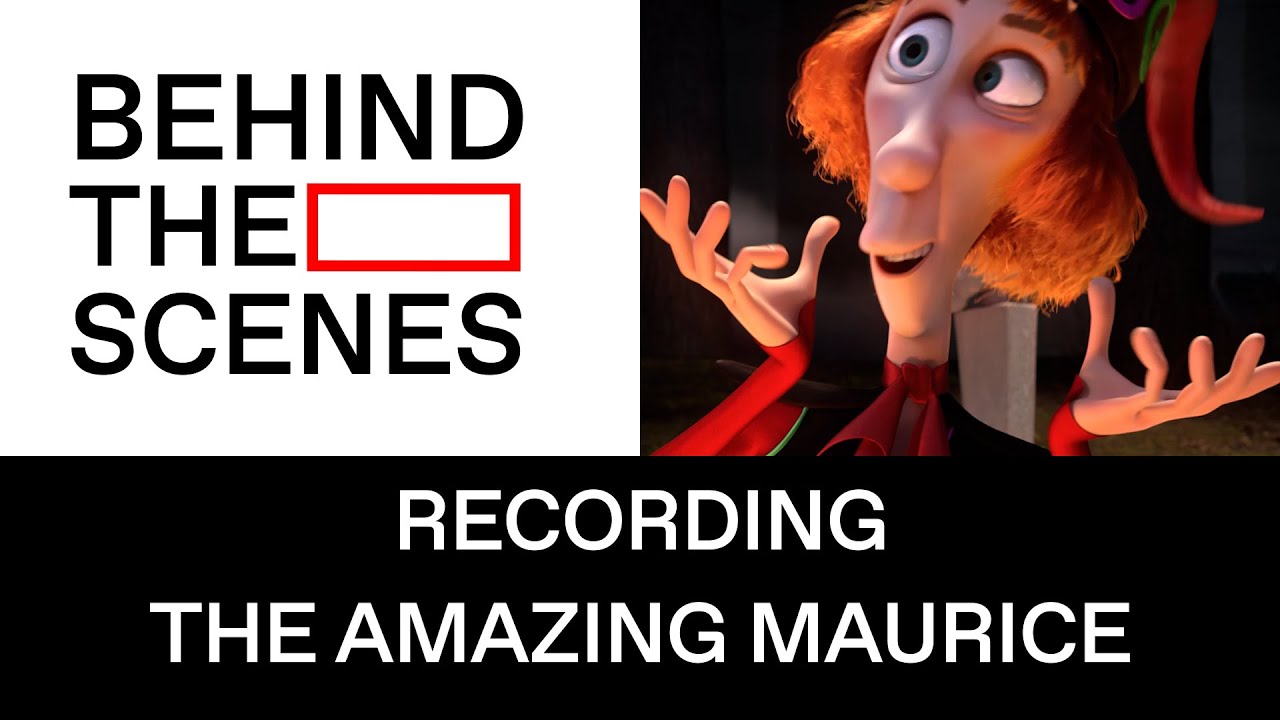 ScreenUK Behind The Scenes - Recording The Amazing Maurice - YouTube